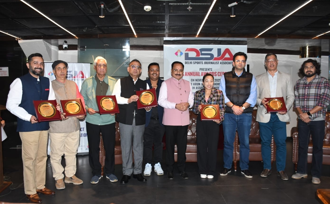 Pradeep Magazine, KP Mohan and Vipin Bahuguna felicitated at DSJA ...